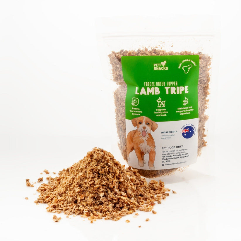 Raw Food Topper - Lamb Tripe – Pet Snacks